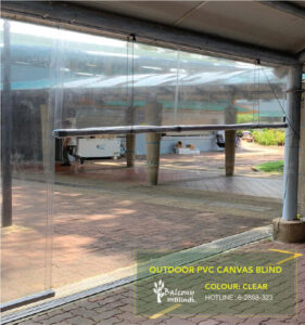 Outdoor PVC Canvas Blinds - BALCONYBLINDS