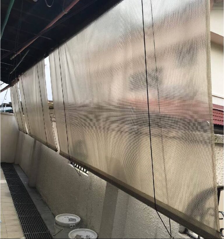 Outdoor PVC Canvas Blinds - BALCONYBLINDS