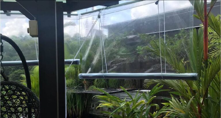 Outdoor PVC Canvas Blinds - BALCONYBLINDS