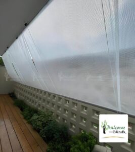 Transparent PVC Blinds - BALCONYBLINDS